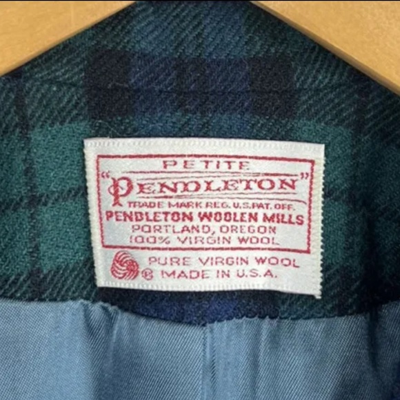 Pendleton | Jackets & Coats | Vintage Pendleton Black Watch Tartan ...